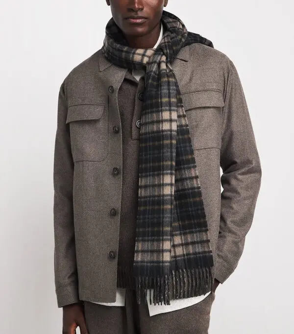 Johnstons Of Elgin Cashmere Double-face Scarf