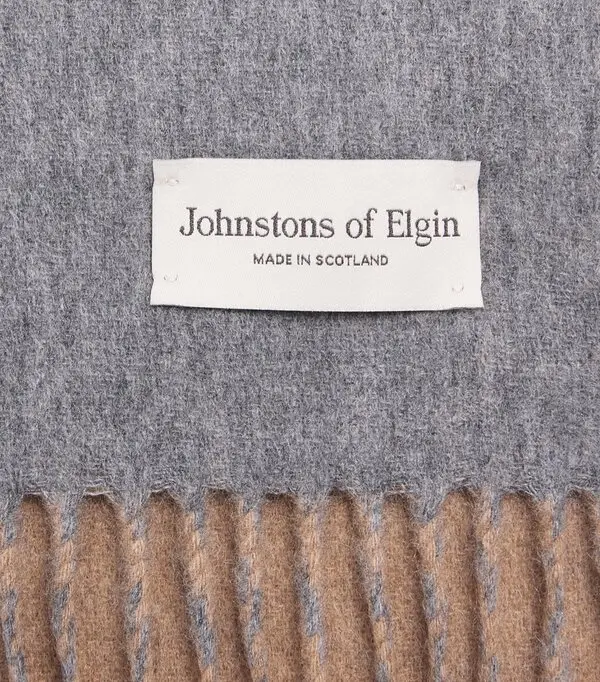 Johnstons Of Elgin Cashmere Double-face Scarf