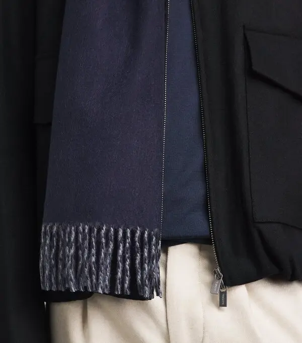 Johnstons Of Elgin Cashmere Double-face Scarf