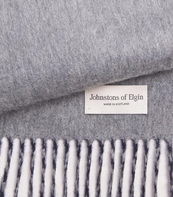 Johnstons Of Elgin Cashmere Double-face Scarf
