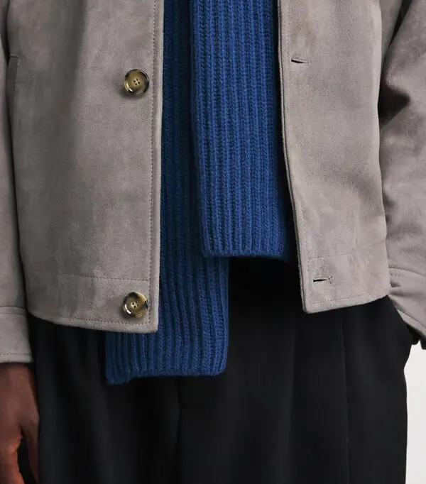 Johnstons Of Elgin Cashmere Lovat Ribbed Scarf