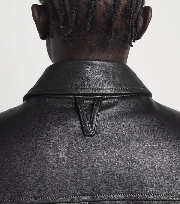 VALSTAR Biker Grained Leather Jacket