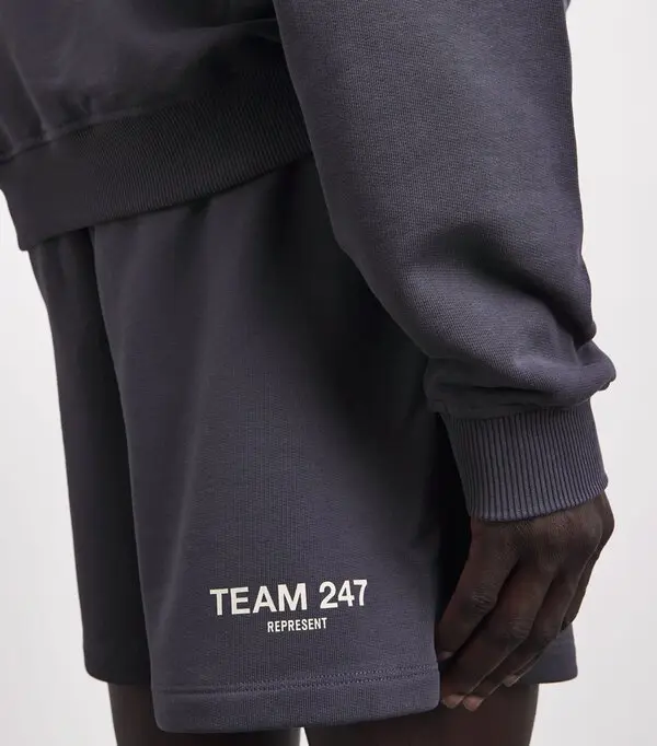 REPRESENT 247 Cotton Jersey Team Shorts