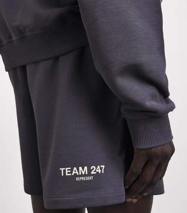 REPRESENT 247 Cotton Jersey Team Shorts