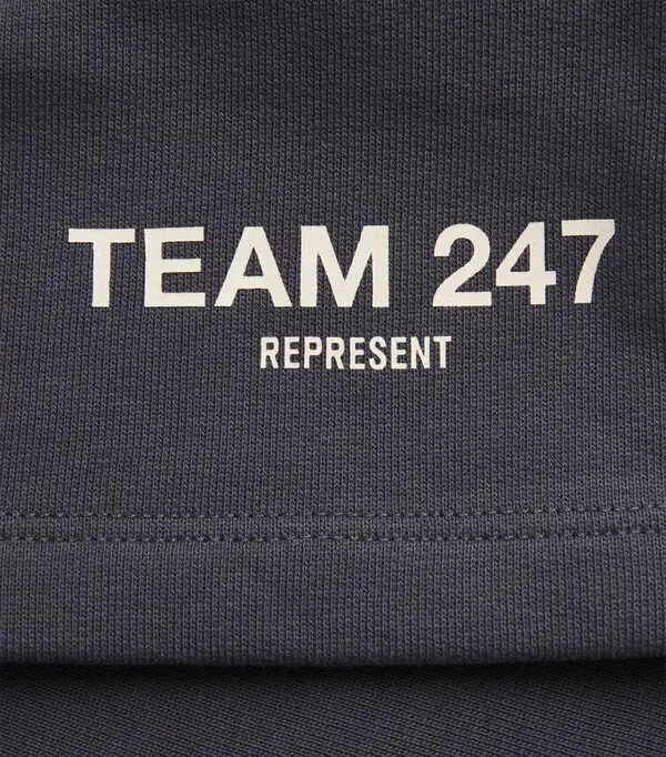 REPRESENT 247 Cotton Jersey Team Shorts