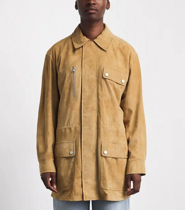 FRAME Suede The Safari Jacket