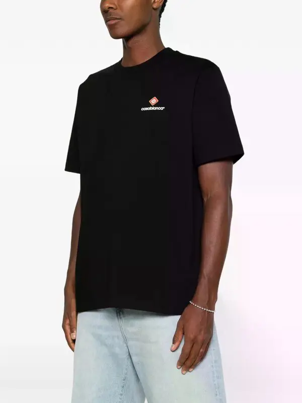 Casablanca Logo-print T-shirt - Black
