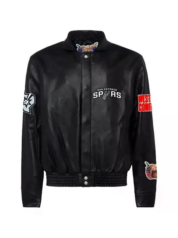 JEFF HAMILTON San Antonio Spurs Leather Jacket