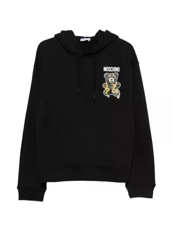 Moschino Teddy Bear Hoodie - Black