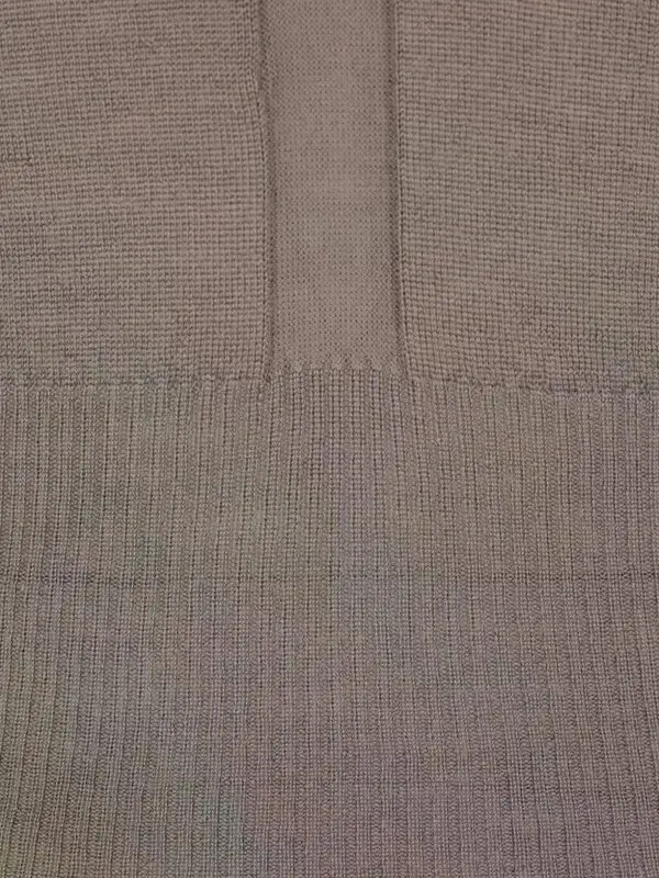 Rick Owens Cut-out Ribbed-trim Sweater