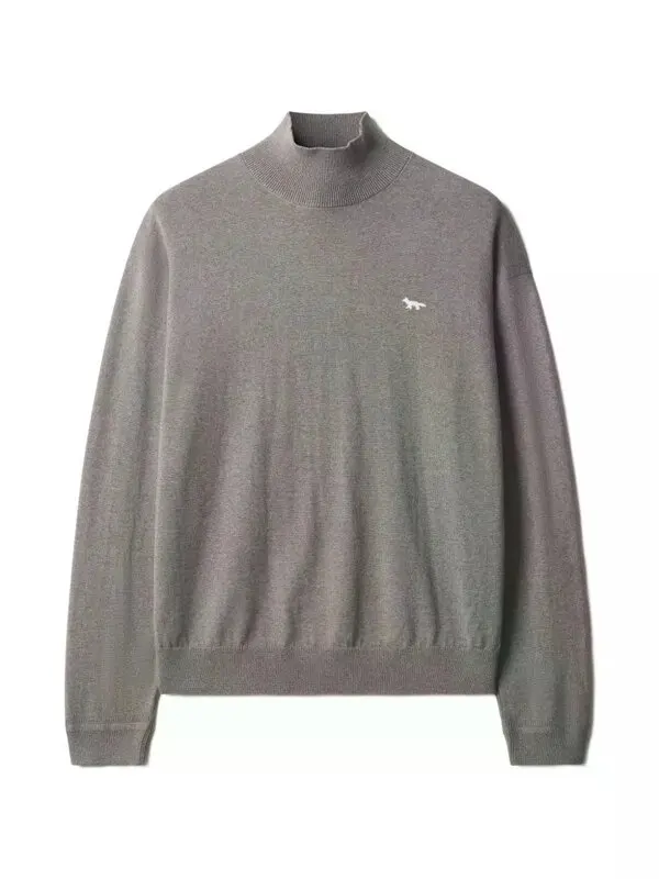 Maison Kitsuné Profile Fox High-neck Sweater