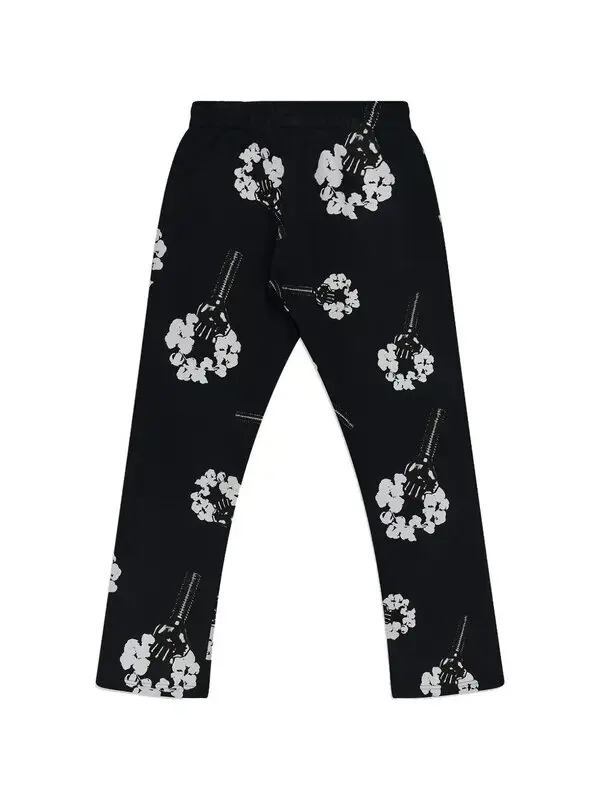 DENIM TEARS X Hardies Fist Wreath Track Pants - Black
