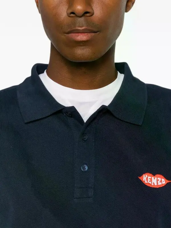 Kenzo Logo-patch Polo Shirt