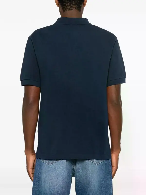 Kenzo Logo-patch Polo Shirt - Blue