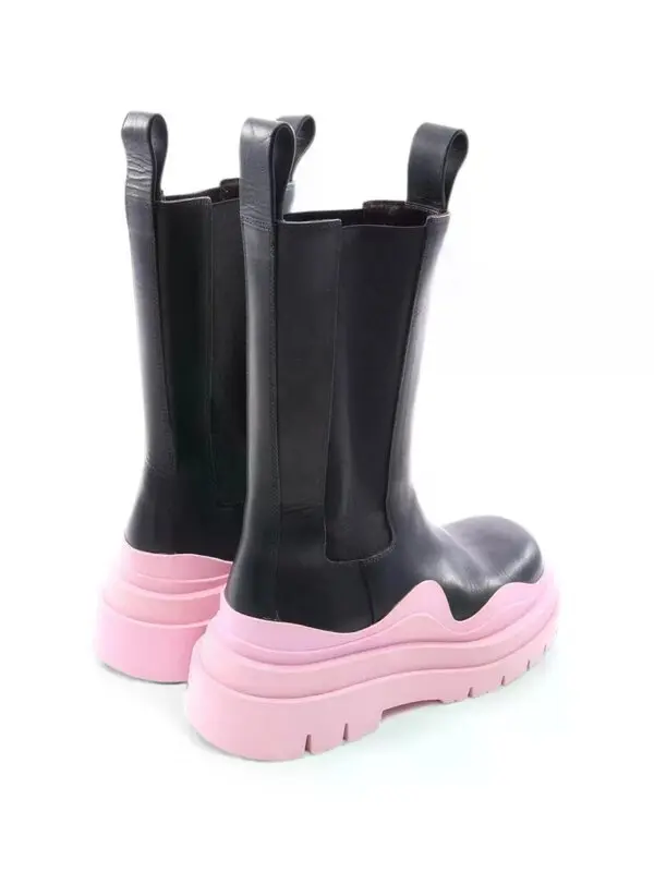 Bottega Veneta 2010s Leather Side-gore Chelsea Boots