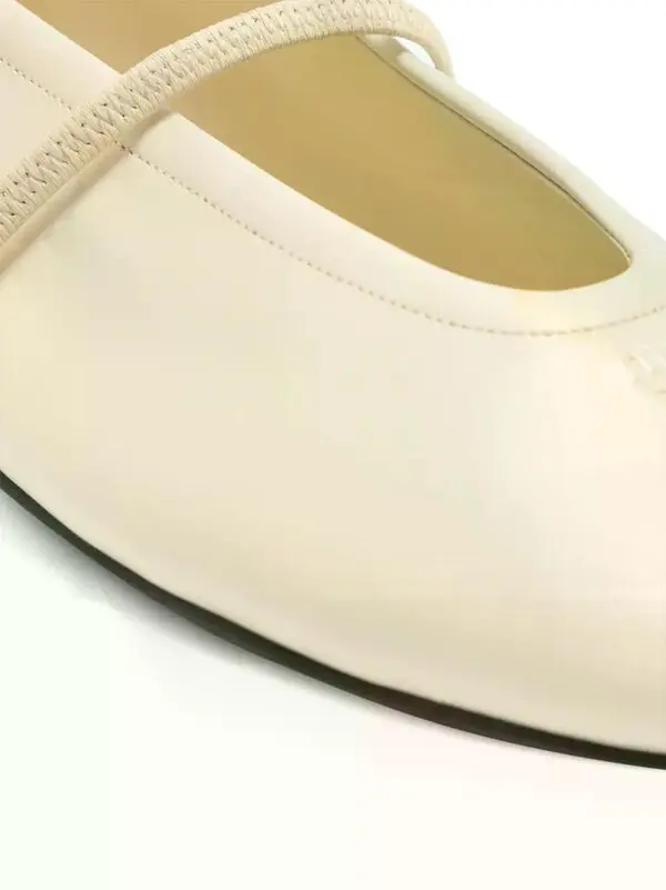 Miu Miu Logo-embossed Ballet Flats