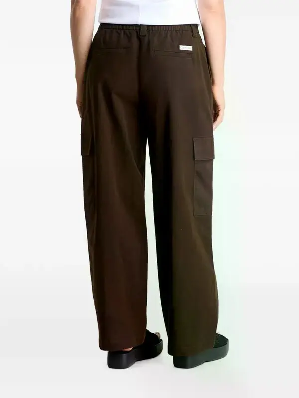 Calvin Klein Elasticated-waist Cotton Cargo Pants