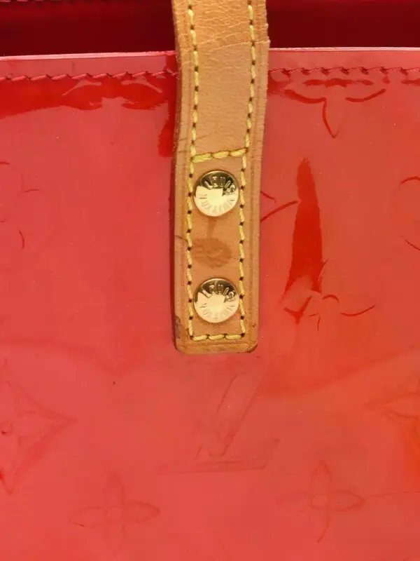 LOUIS VUITTON 2002 Pm Vernis Lead Monogram Handbag