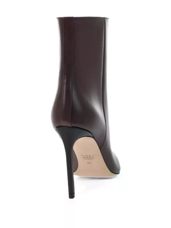 FRANCESCO RUSSO Contrast-toe Ankle Boots