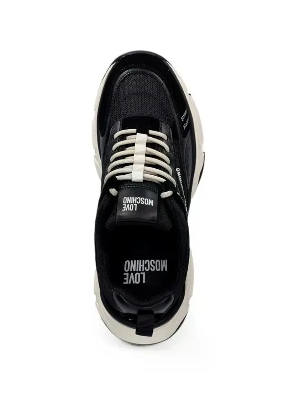 Moschino Paneled Logo-print Sneakers
