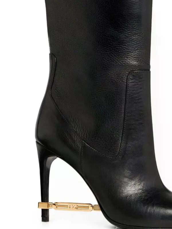 Dsquared2 Metal Bar Heeled Boots