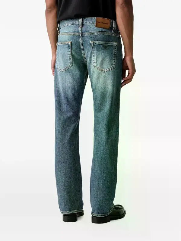 Emporio Armani Logo-appliqué Straight Jeans