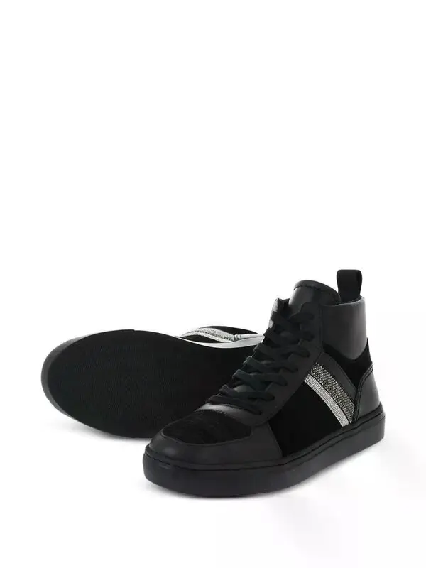 Fabiana Filippi High-top Sneakers With Rhinestone Embellishment