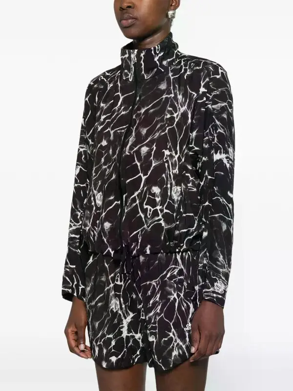 DEHA Abstract Print Zip-up Jacket
