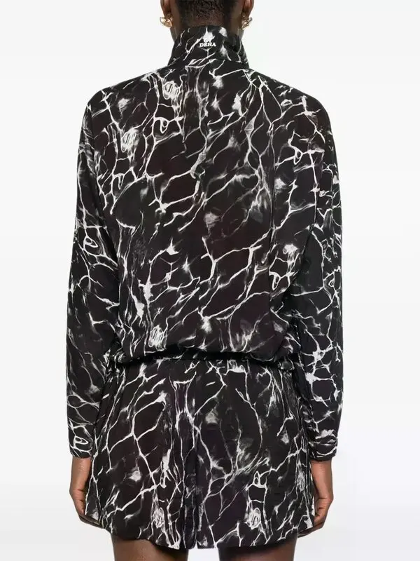 DEHA Abstract Print Zip-up Jacket