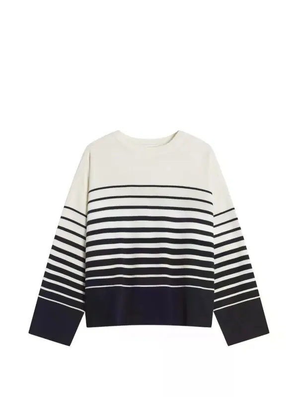 Maison Kitsuné Striped Cotton Sweater