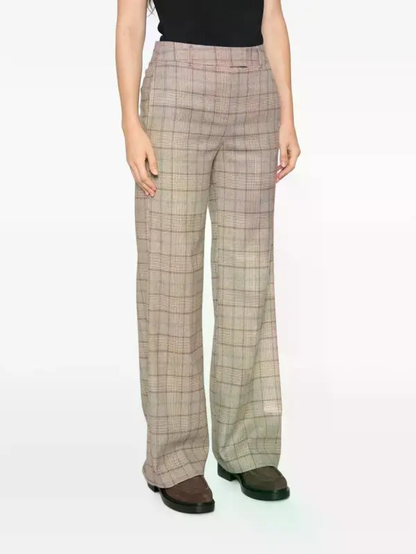 MAISON123 Layla Check-pattern Trousers