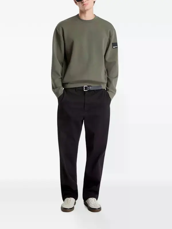 Karl Lagerfeld Long-sleeve Logo-patch Sweatshirt