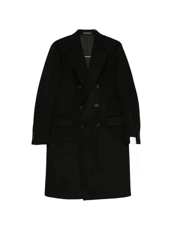 Caruso Double-breasted Peaked-lapel Coat
