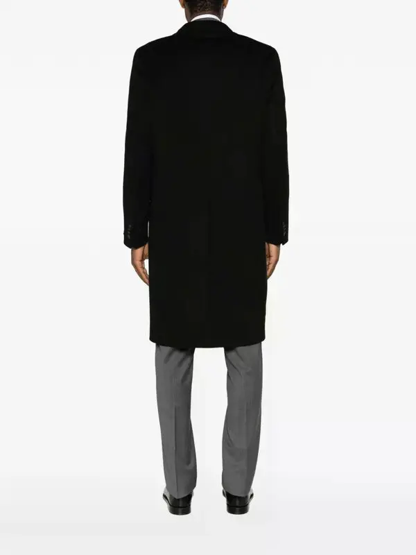 Caruso Double-breasted Peaked-lapel Coat