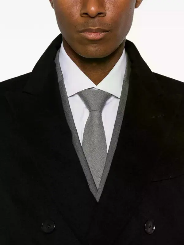Caruso Double-breasted Peaked-lapel Coat
