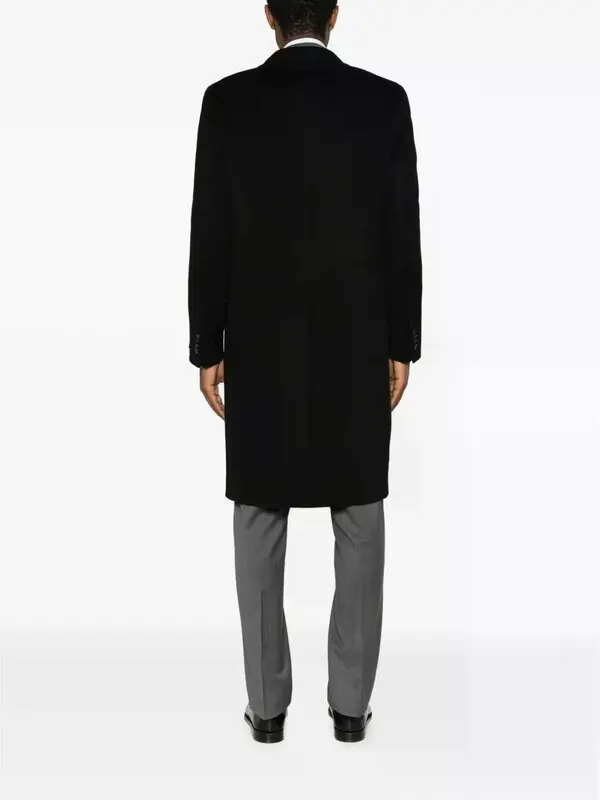 Caruso Double-breasted Peaked-lapel Coat