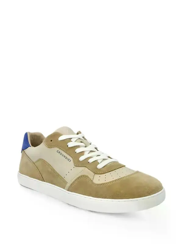GROUNDIES Nova Perforated Panelled Sneakers