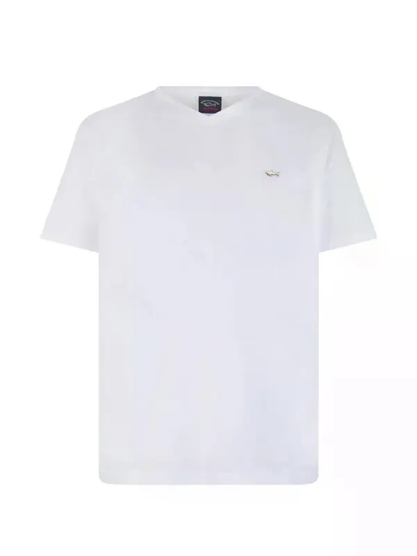 Paul & Shark Logo-patch V-neck T-shirt