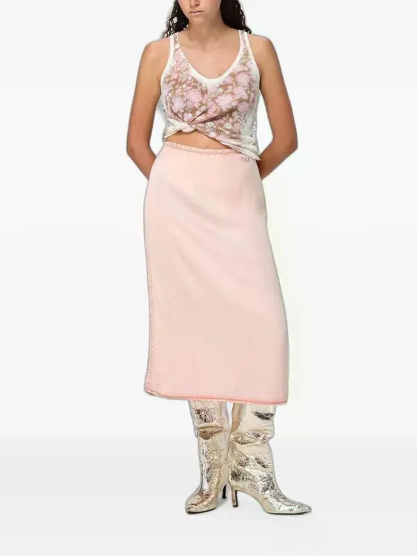 DIESEL® O-rietta Midi Skirt - Pink