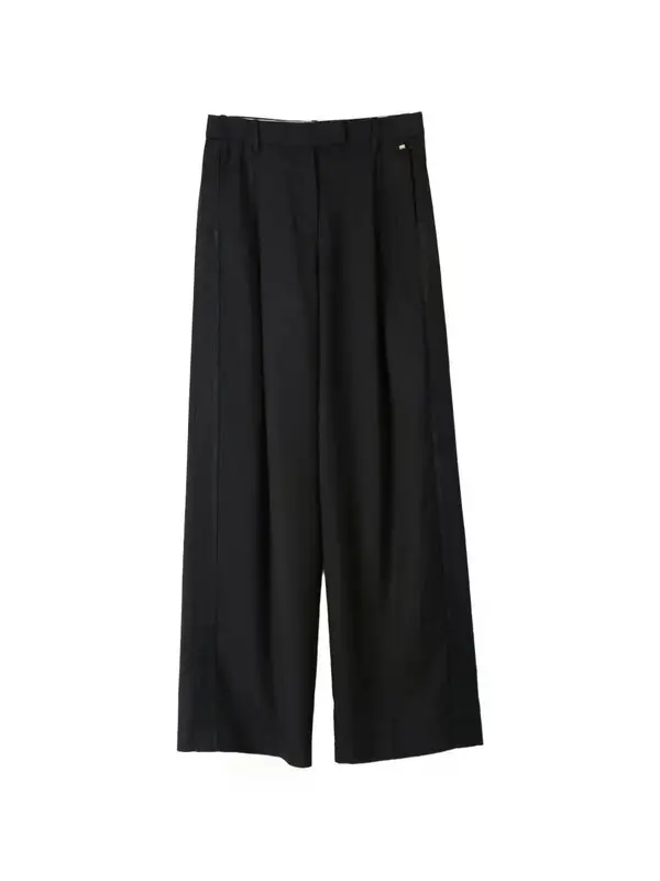 Herno Pleated Wide-leg Trousers
