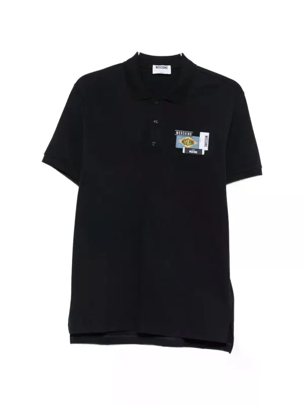 Moschino Logo-patch Polo Shirt