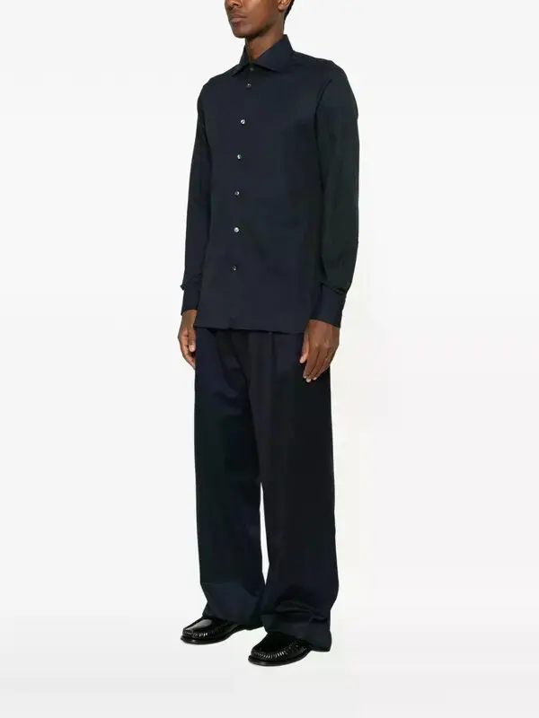 Zegna Long-sleeve Button-down Shirt
