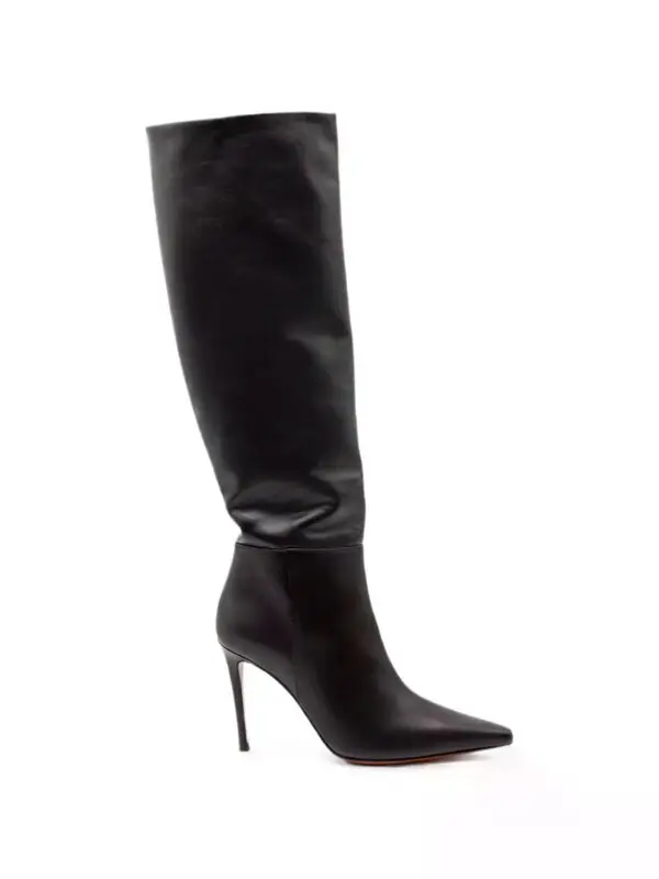 Roberto Festa Klaria Leather Knee-high Boots - Black