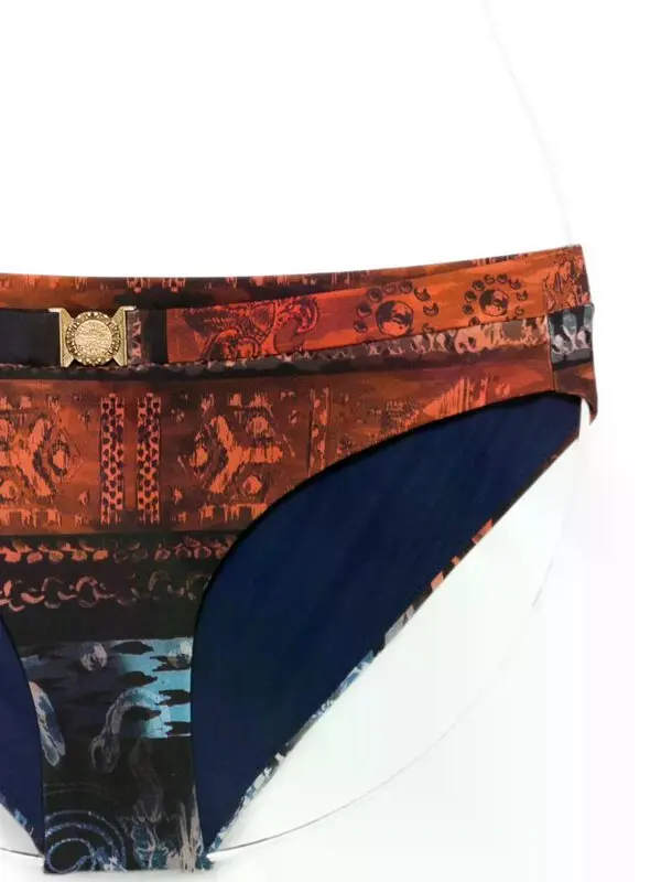 Balmain Graphic-print Halterneck Bikini