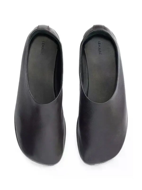 LEMAIRE Glove Slip-ons In Shiny Nappa Lambskin