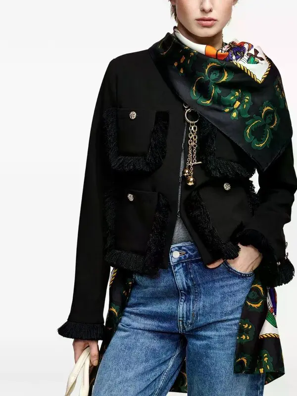 Essentiel Antwerp Kinetic Fringed Jacket
