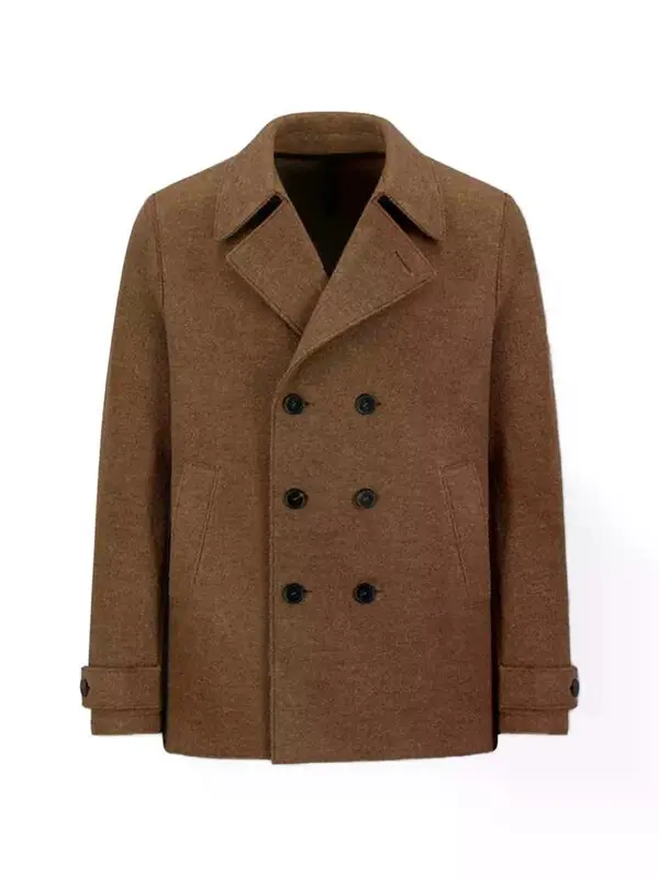 Harris Wharf London Double-breasted Peacoat
