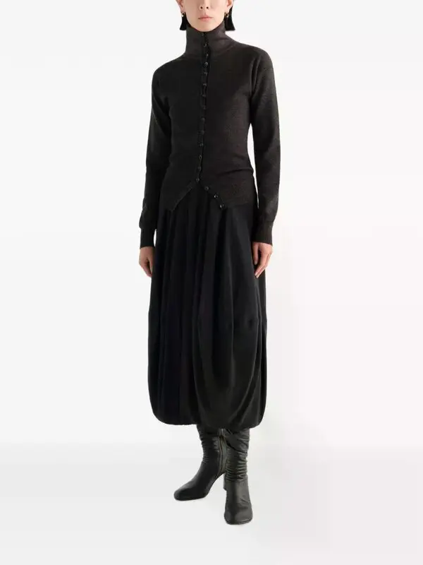 LEMAIRE Balloon Skirt In Silk Crepe De Chine