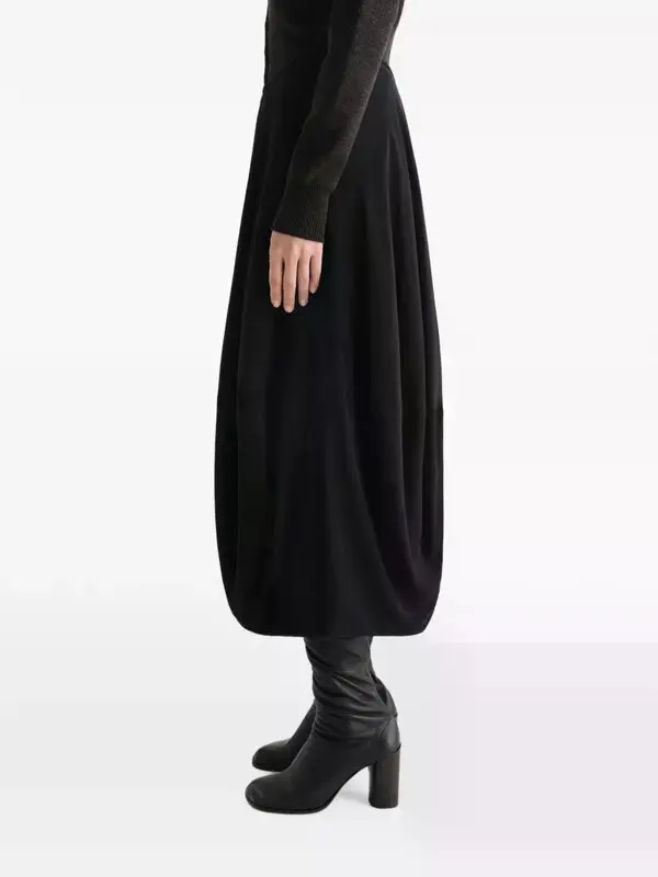 LEMAIRE Balloon Skirt In Silk Crepe De Chine