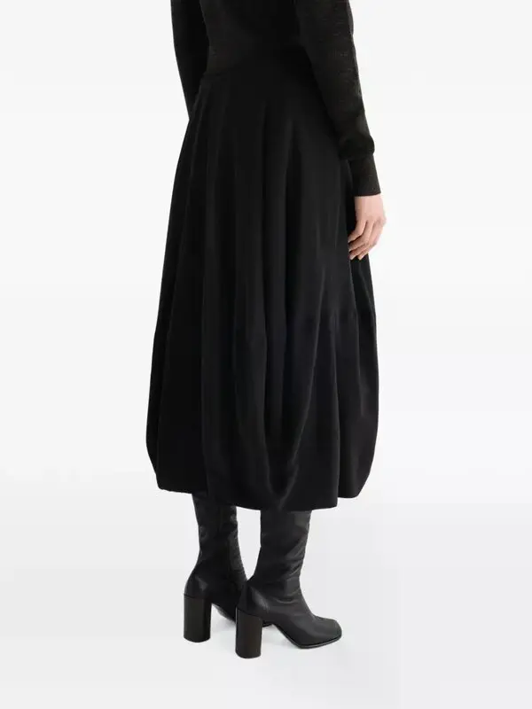 LEMAIRE Balloon Skirt In Silk Crepe De Chine
